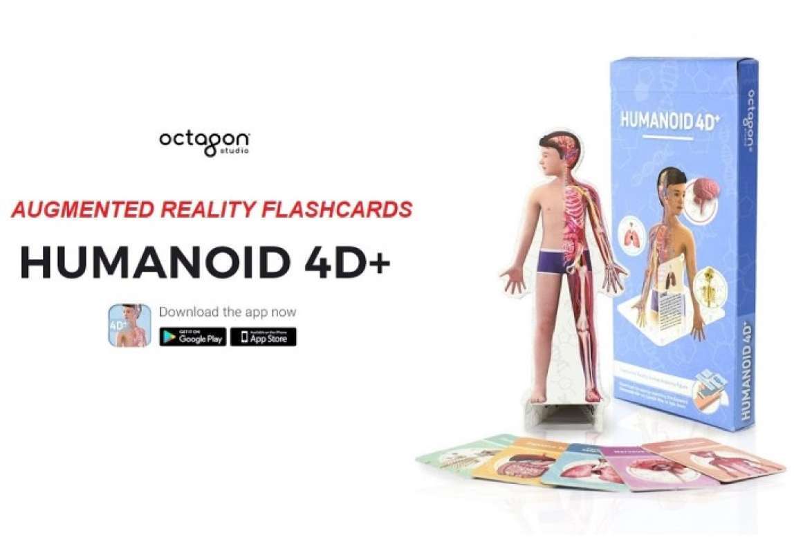 Promo Kartu Humanoid 4D+ Augmented Reality Flashcards ( Octagon Studio ...