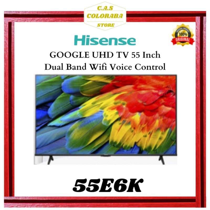 Promo Tv Hisense 55e6k Smart Tv 55 Inch Vidaa Bezelles Design-dual Band ...