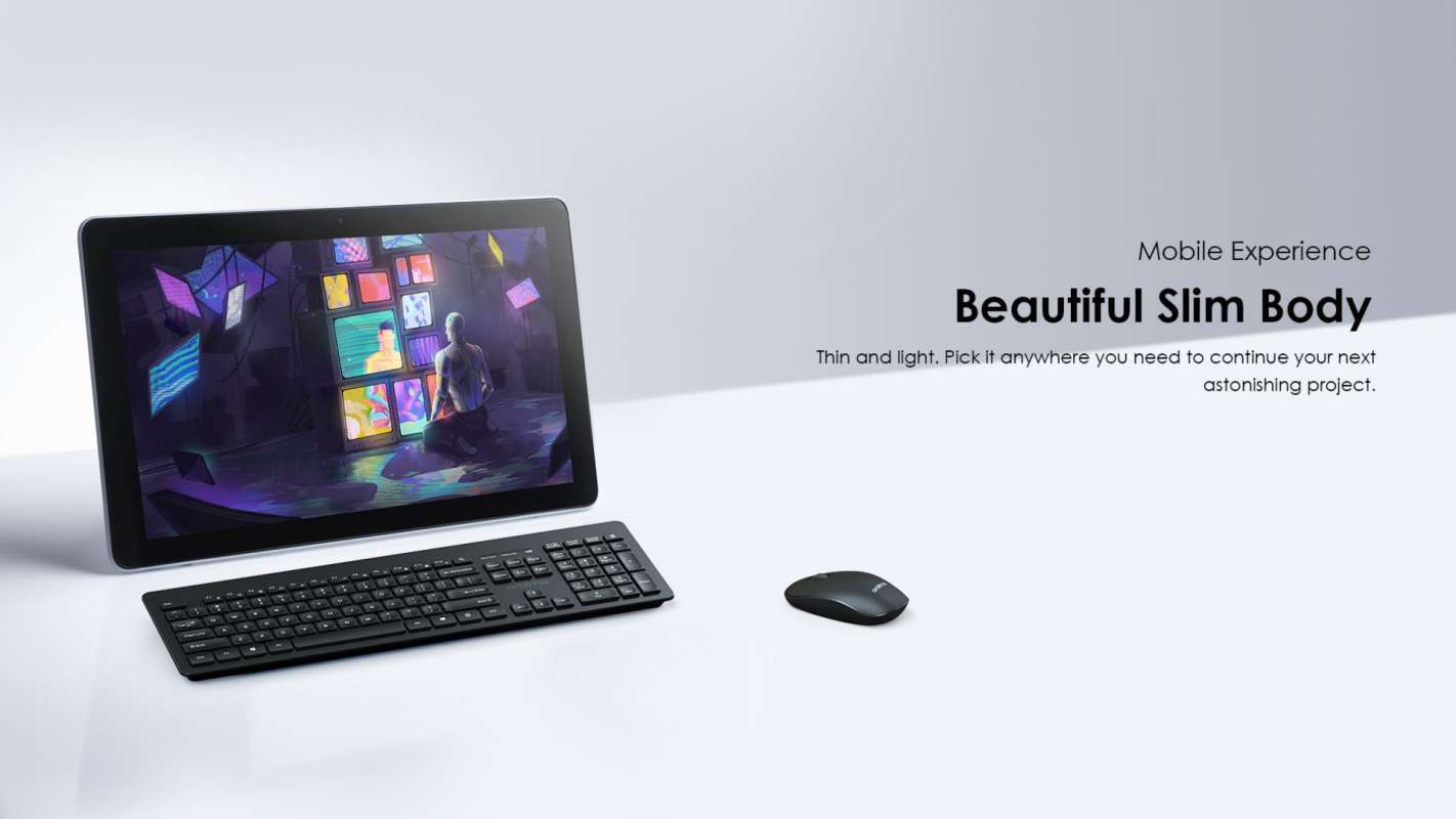 Promo Oraimo Keyboard Mouse Combo Portable Wireless Ergonomic Design ...