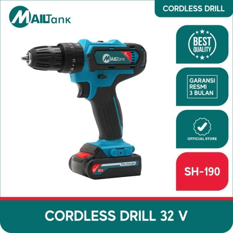 Promo Mailtank Sh190 Mesin Bor Baterai Cordless Drill 32v Diskon 24% Di ...
