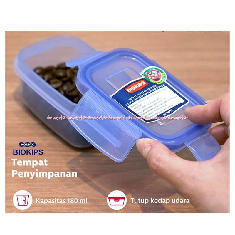 Jual Komax 180 Ml Biokips Wadah Makanan Persegi Panjang Kotak Makan Di ...