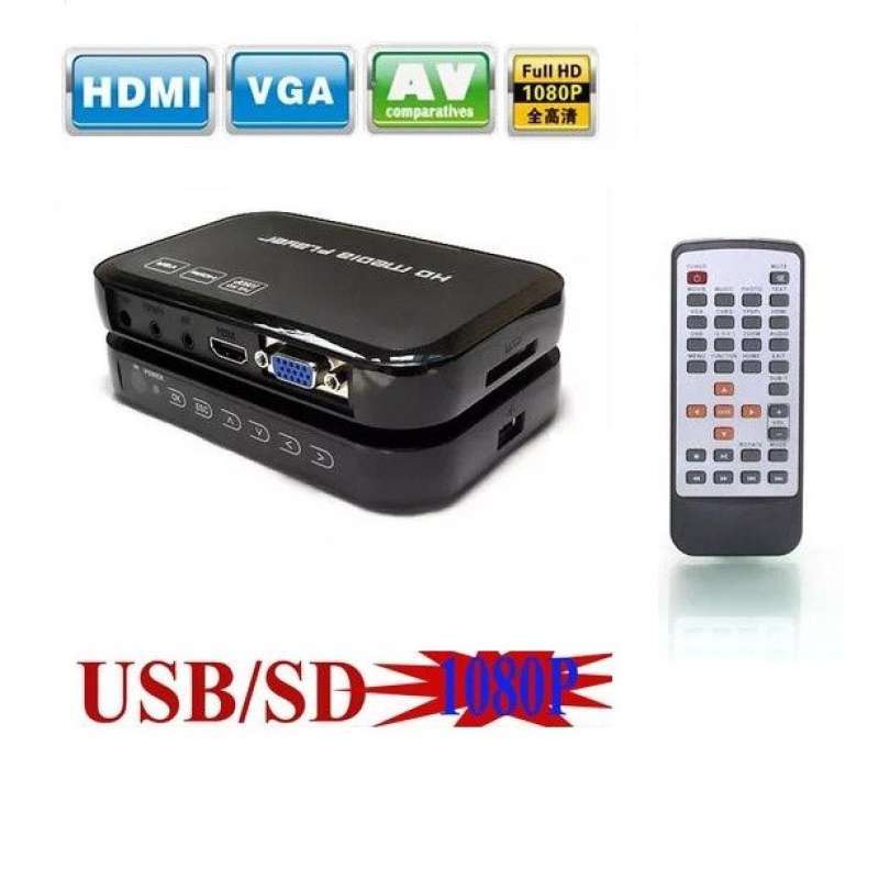 Promo Media Player Hdmi Vga Usb Sd Av Full Hd Diskon 23% Di Seller ...