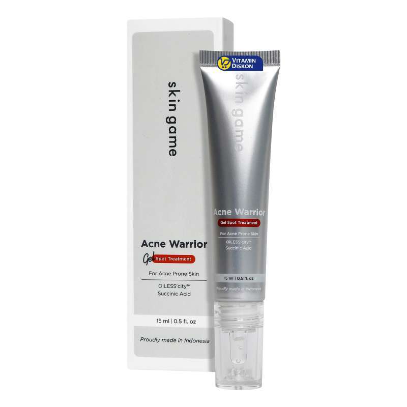 Promo Skin Game Acne Warrior Gel 15 Gr Diskon 10% Di Seller ...