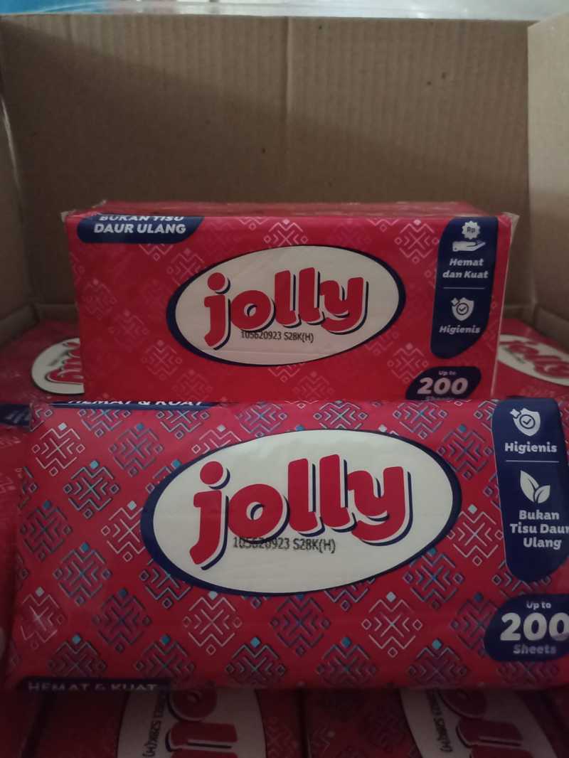 Jual Jolly Facial Tissue 200 Sheet 2ply Di Seller Marsel1212 ...
