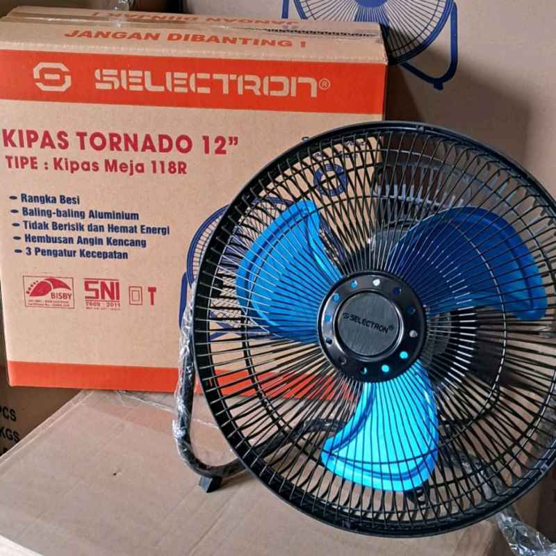 Promo Kipas Angin Meja 12 Inch Besi/Kipas Angin Tornado Floor Fan ...