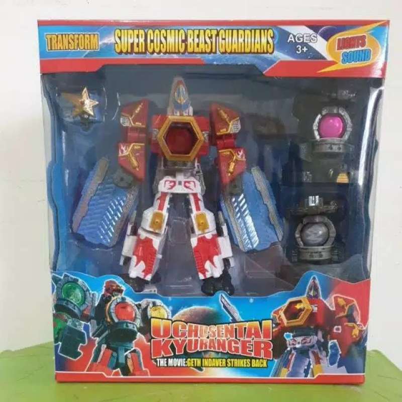 Promo mainan kyuranger robot kyu ranger transform voyager lion kyurenoh ...