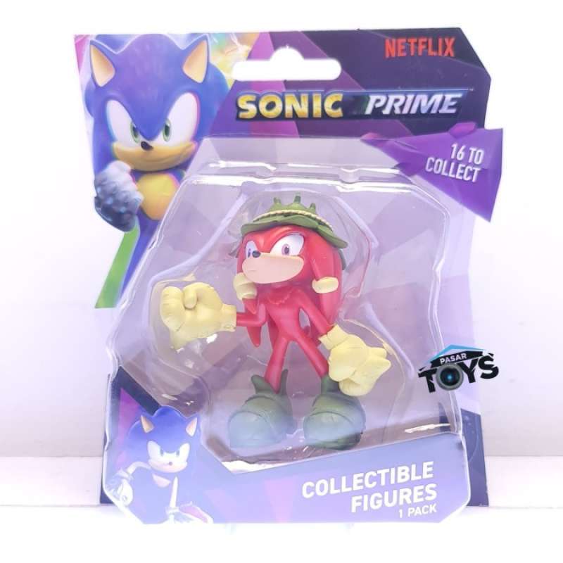 Jual Sonic Prime Collectible Figures 1 Pack Netflix - Gnarly Knuckles ...