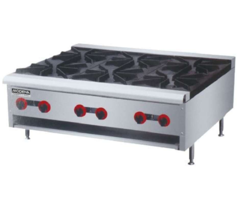 Jual Modena Gt 6700 Pass 6 Burner Gas Top / Gas Open Burner Portable ...