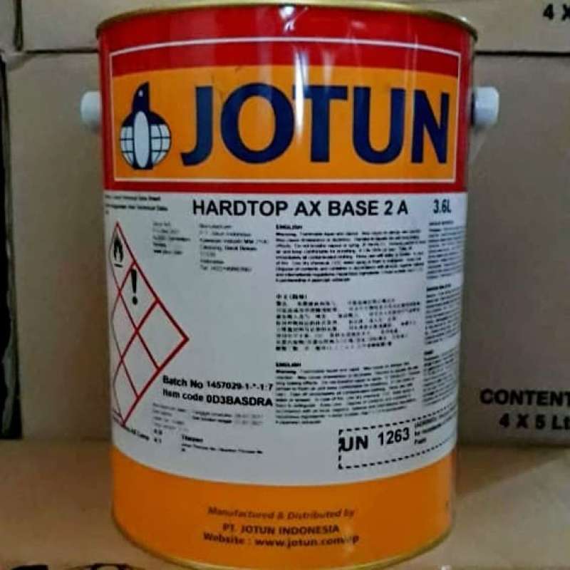 Jual JOTUN HARDTOP AX 5LT 2 KOMPONEN - RAL 9010 / CAT TOPCOAT PU di ...