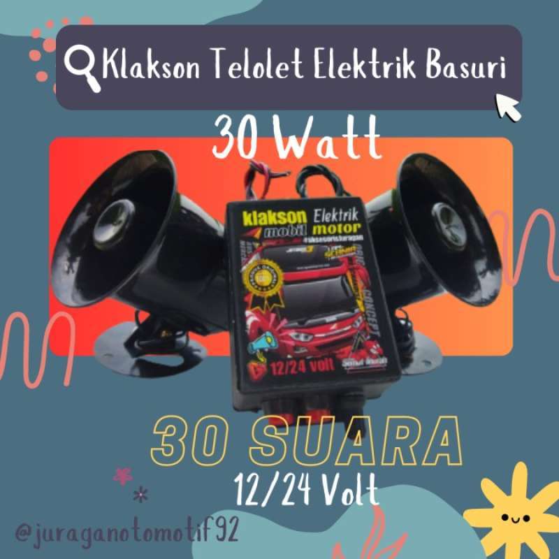 Jual Klakson Tololet Basuri Model Terbaru - Harga Promo Juli 2024 | Blibli