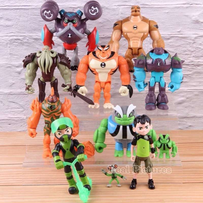 Promo Action Figure Ben 10 Ben Tennyson Heatblast Vilgax Diskon 23% di ...