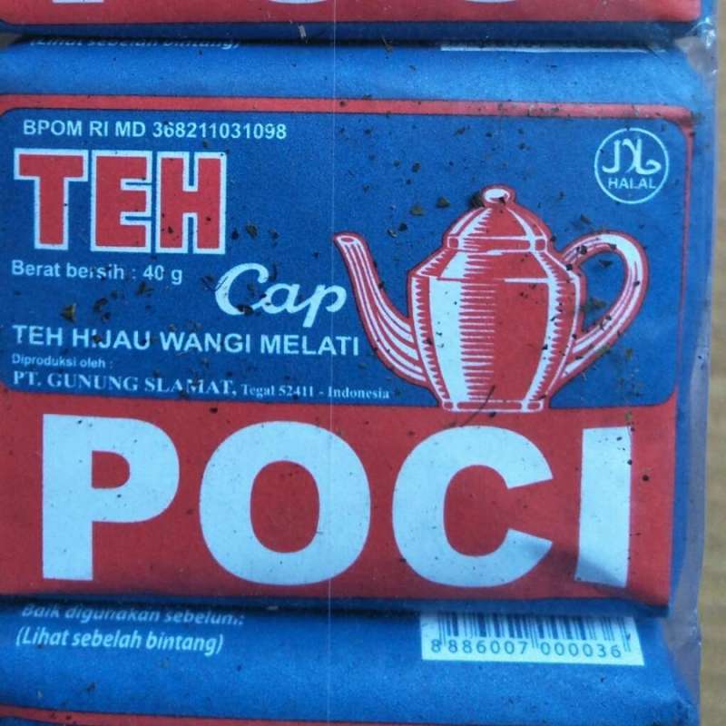 Jual Teh Poci 40 Gr/ Teh Tubruk Hijau Wangi Melati di Seller Barokah ...