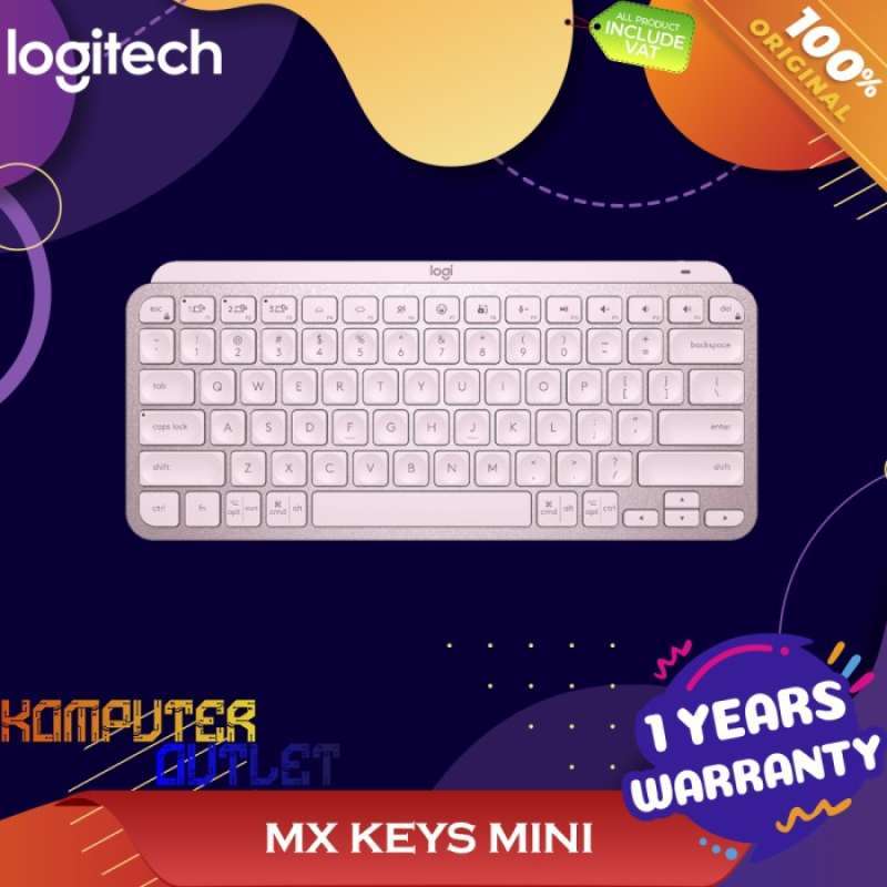Promo Logitech Mx Keys Mini Keyboard - Rose Diskon 23% Di Seller Alice ...