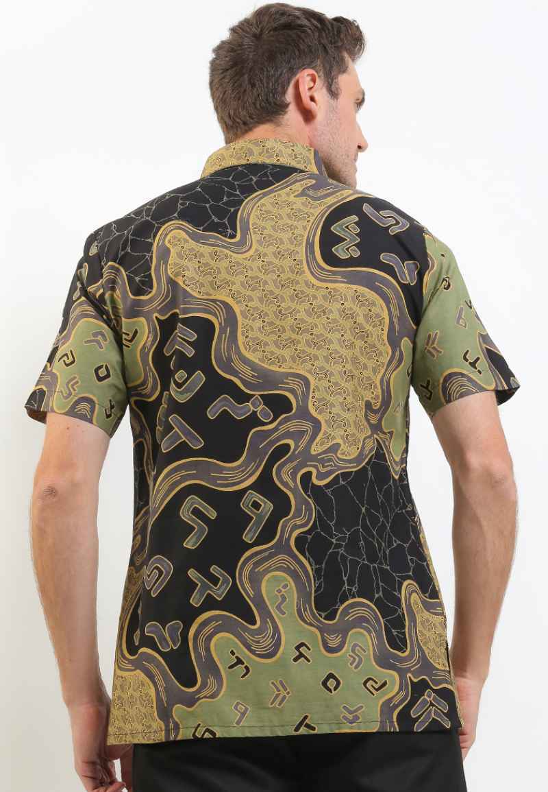 Promo Adikusuma Hem Batik Body Fit Aksara Lontara 2 532a185033 - Hijau ...