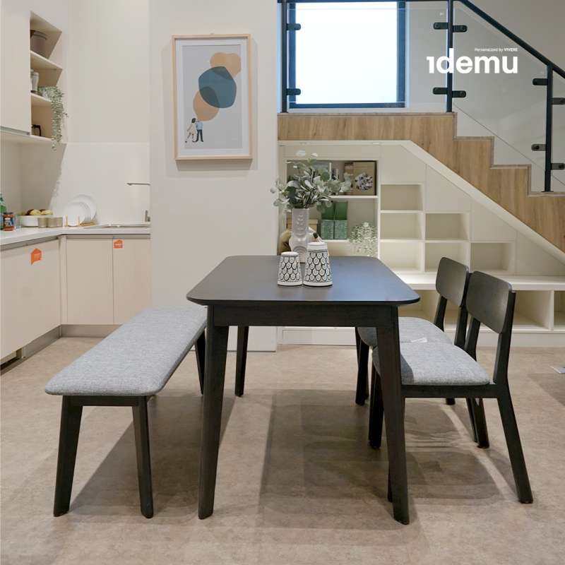 Jual Idemu Keiko Kursi Makan Kayu Minimalis Dining Chair Di Seller ...