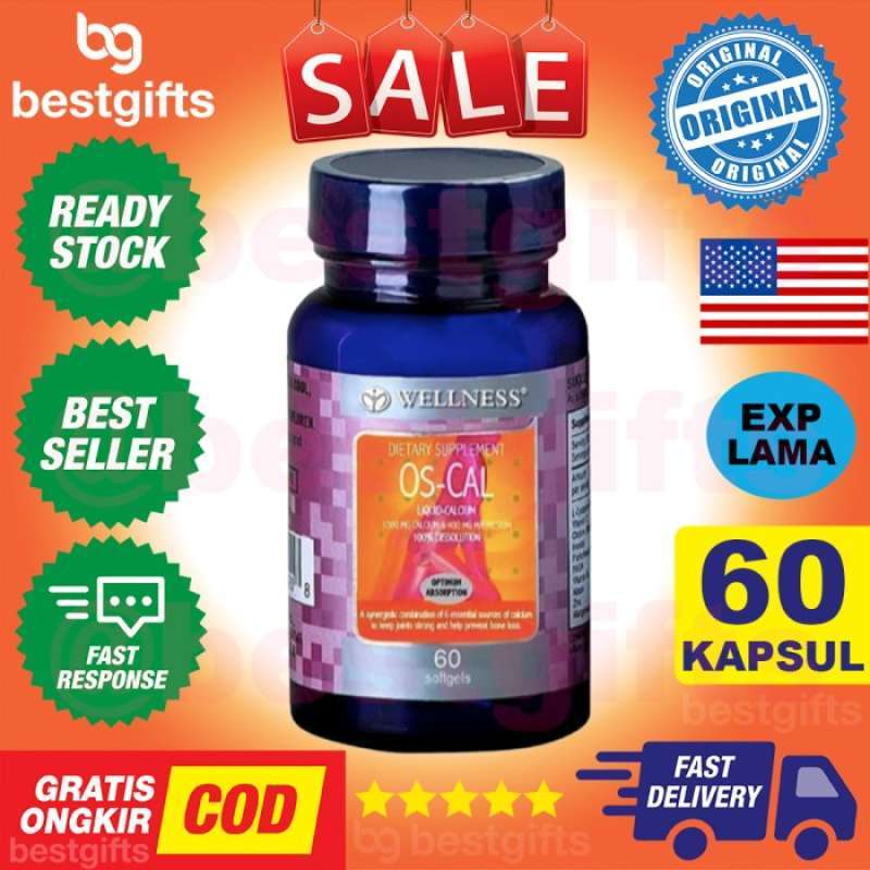 Promo Wellness Os Cal Vitamin Tulang Gigi Gusi Tekanan Darah - 60 ...