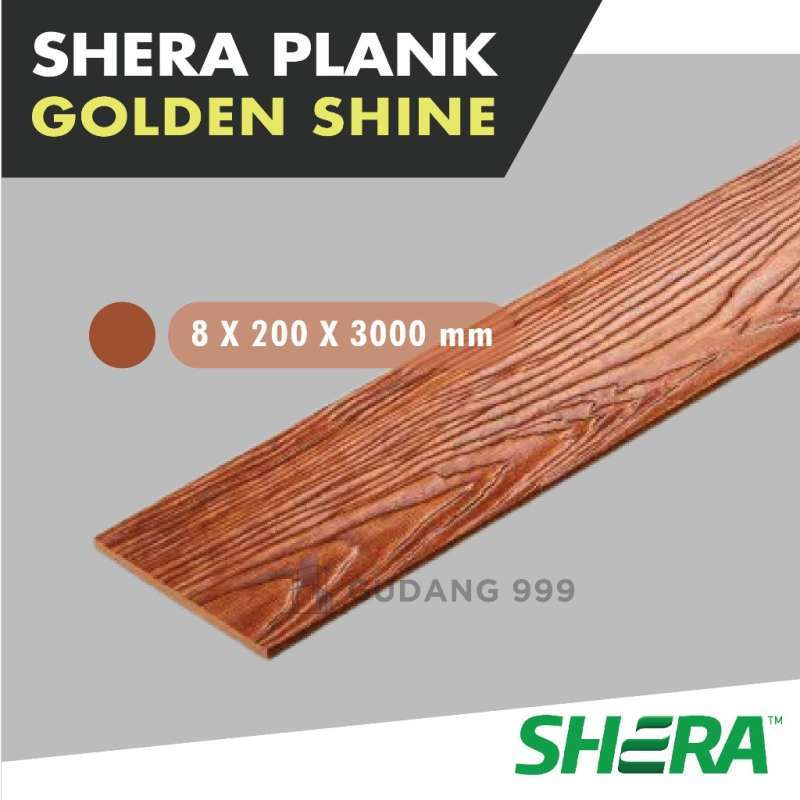 Jual Shera Plank Shine Light 20cm X 3m X 8mm / Lisplank / Conwood ...