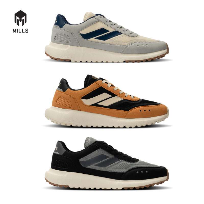 Jual Mills Sepatu Ultras Clasica Broken White / Navy / Gum 9700206 Di ...