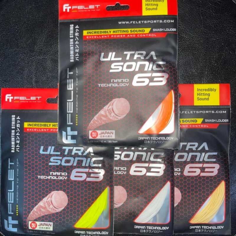 Promo Senar Raket Badminton Felet Ultra Sonic 63/ultrasonic 63 Original ...