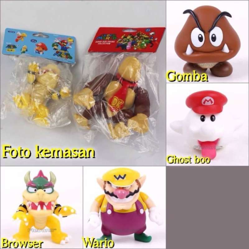 Promo ACTION FIGURE MARIO BROS LUIGI YOSHI - TOCKO99 - Luigi Diskon 50% ...