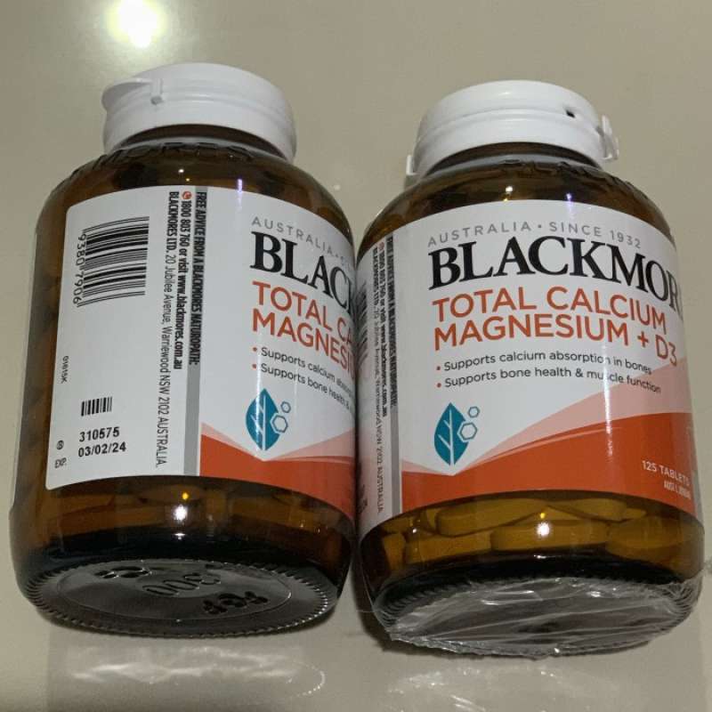 Promo Blackmores Total Calcium Magnesium D3 125 Tablets Bone Health ...