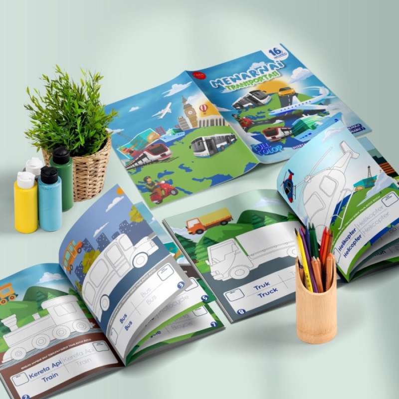 Jual Buku Mewarnai Anak TK PAUD Coloring Book / Buku Edukasi Anak ...