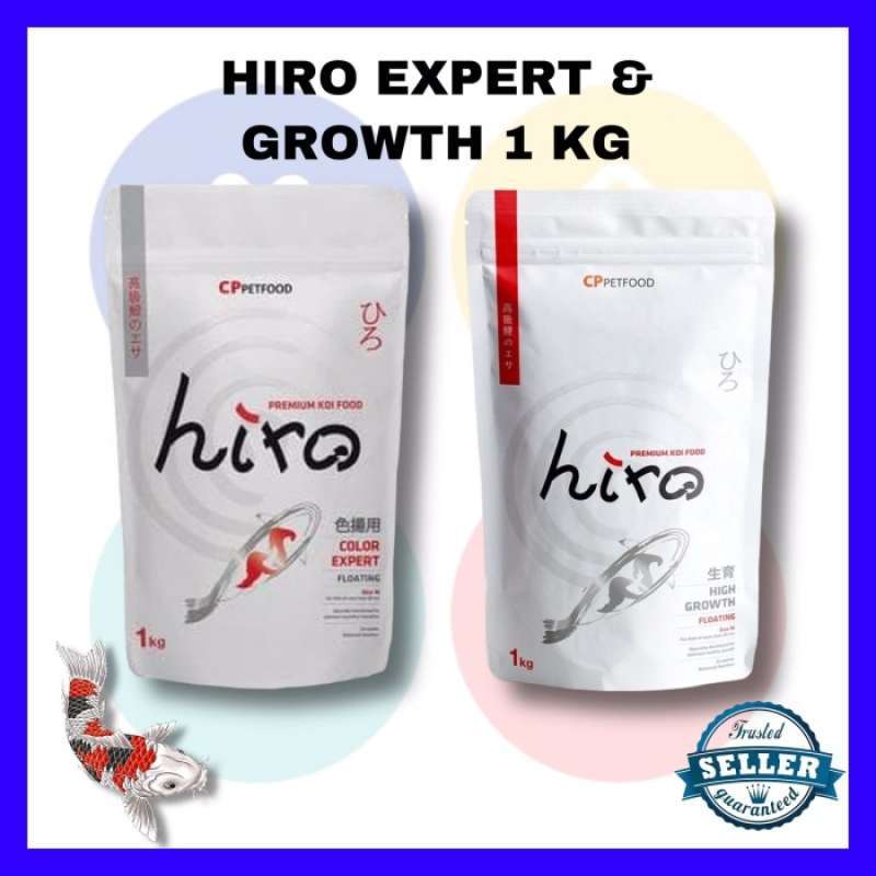 Promo pelet pakan ikan HIRO koi GROWTH / COLOR koi koki fish food 1 KG Diskon 33% di Seller ...