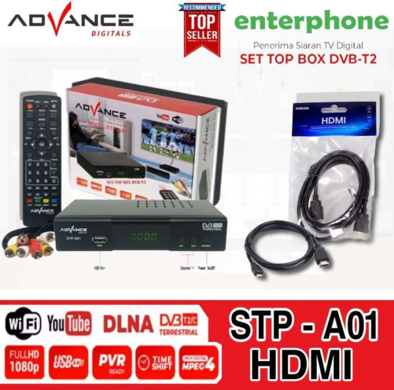 Jual Advan Digibox Stb Set Top Box Tv Digital St01 Resmi Advan Diskon - Stb-a01+hdmi Di Seller ...