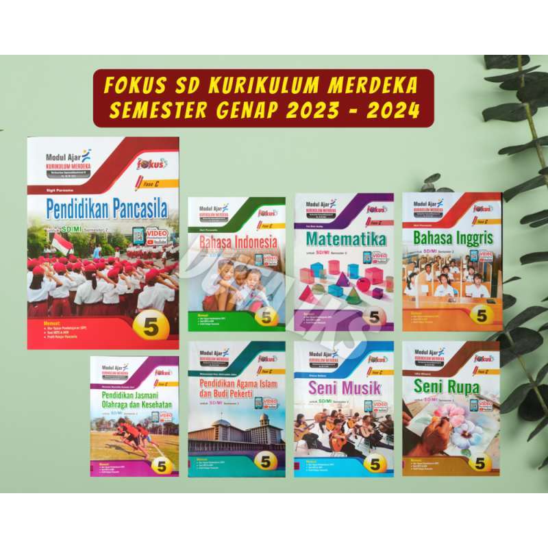 Jual Buku LKS Fokus SD Kelas 5 Genap Kurikulum Merdeka - PJOK di Seller Duta LKS - Sumbersekar ...
