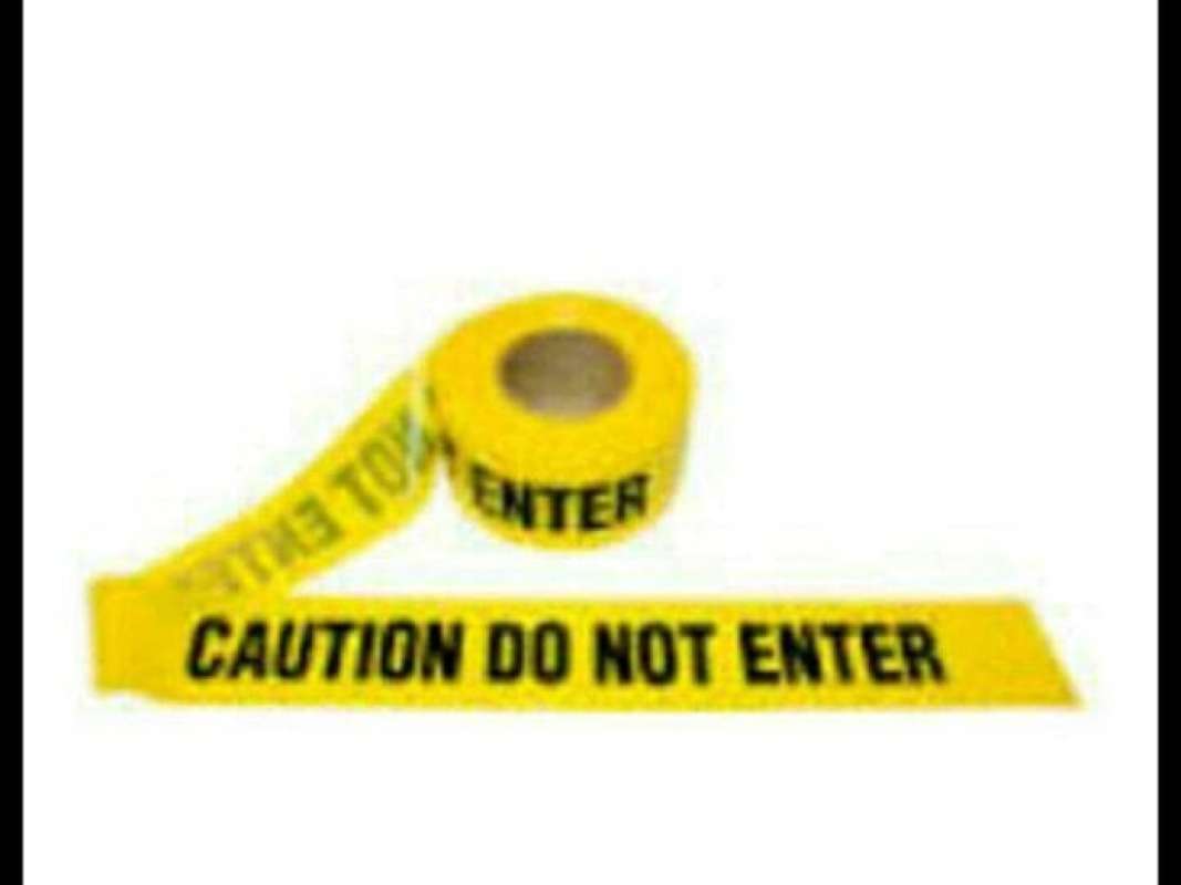 Promo baricade tape tulisan caution do not enter uk 3 x300 Diskon 23% ...