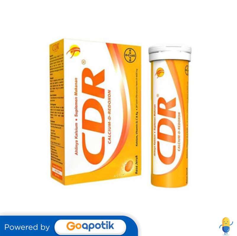 Jual Cdr Effervescent Rasa Jeruk Box 20 Tablet Di Seller Apotek Mahakam ...