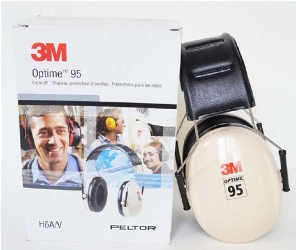 Promo Earmuff 3m Peltor Optime 95 H6a/v Noise Reduction Rating 21db ...
