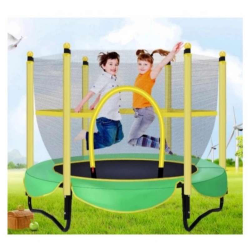Jual Mainan Playground Anak Trampolin Kokoh Kapasitas 100 Kg Di Seller ...