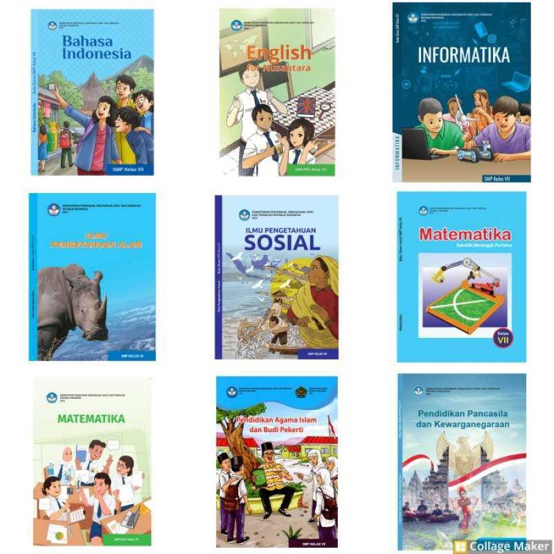 Promo buku pelajaran smp kelas VII 7 kurikulum merdeka diknas kemendikbud Diskon 23% di Seller ...