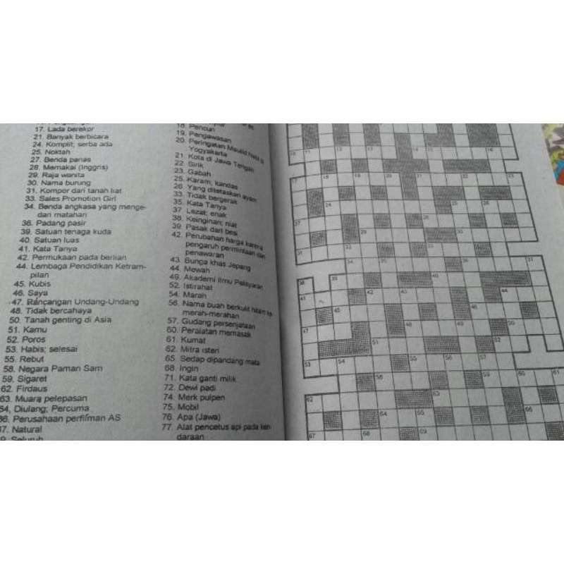Promo Buku TTS Teka Teki Silang Kuis dan Angka Termurah Diskon 33% di ...