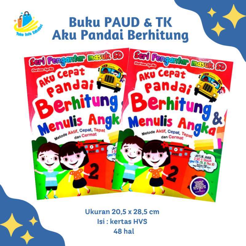 Promo Buku Anak Aku Cepat Pandai Berhitung Dan Menulis Angka Untuk PAUD ... Promo Buku Anak Aku Cepat Pandai Berhitung Dan Menulis Angka Untuk PAUD ...