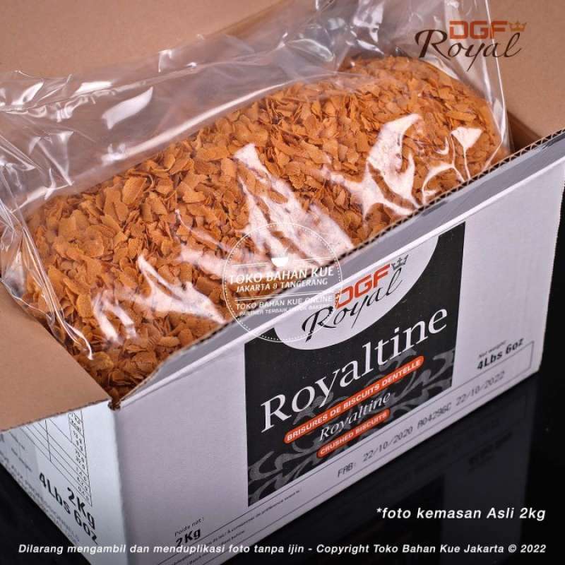 Jual Dgf La Royaltine 250gr Crushed Biscuit Paillete Feuilletine Flakes ...