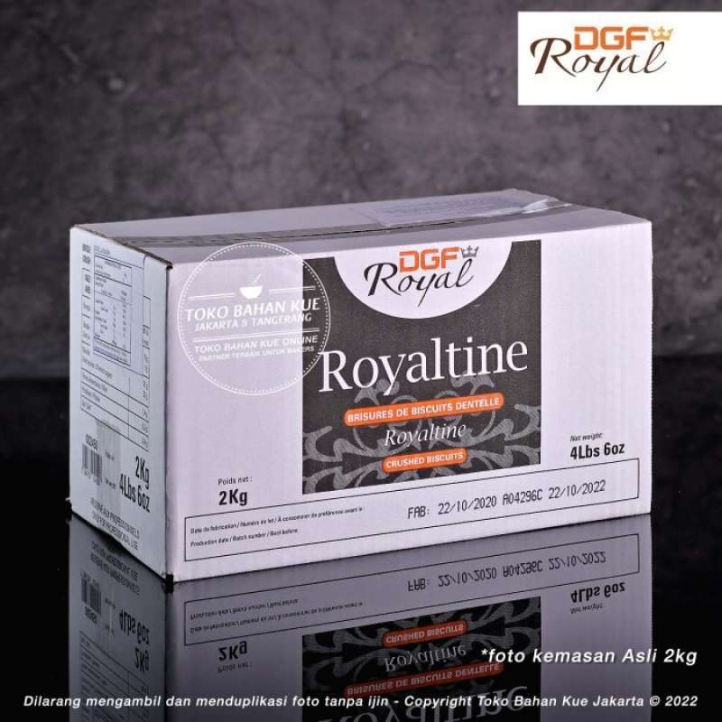 Jual Dgf La Royaltine 250gr Crushed Biscuit Paillete Feuilletine Flakes ...