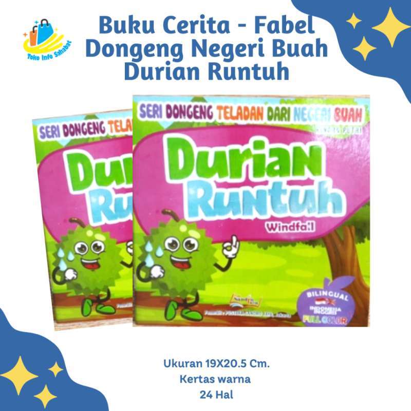 Promo Buku Cerita Anak Bergambar Seri Durian Runtuh Diskon 7% Di Seller ...
