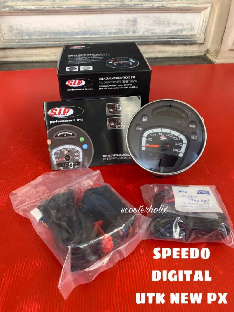 Promo Speedo digital vespa SIP SCOOTERSHOP GERMANY utk NEW PX NPX ...