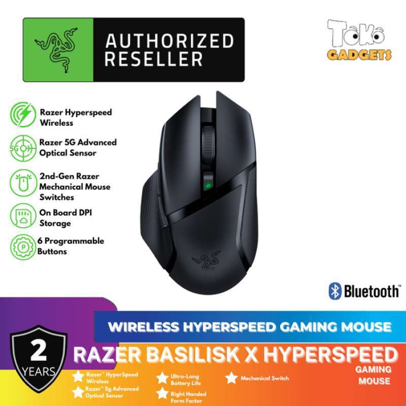 Promo Basilisk X HyperSpeed - Wireless Gaming Mouse Diskon 23% di ...