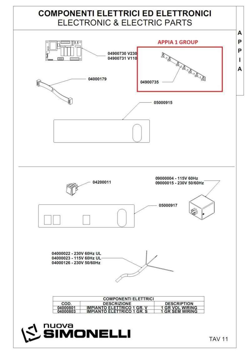 Jual Original Simonelli Appia 1 GR Volumetric / Push Buttons â 7 Tombol ...