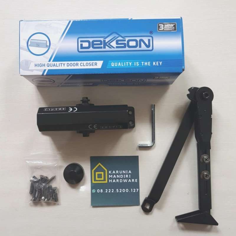Promo Door Closer DCL 300 HO Hold Open BK BLACK HITAM Dekkson Dekson ...
