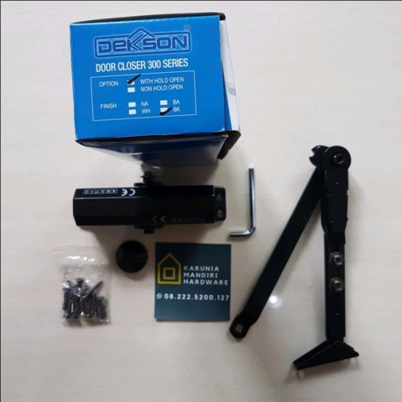 Promo Door Closer DCL 300 HO Hold Open BK BLACK HITAM Dekkson Dekson ...