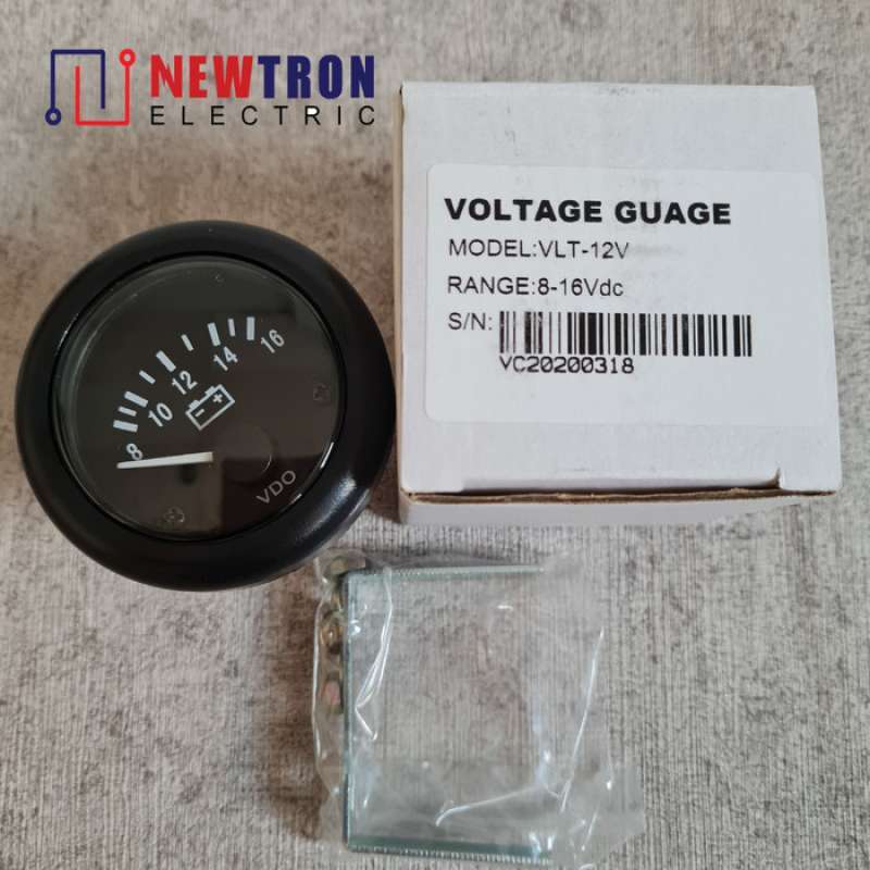 Promo Voltage Gauge 12V VDO VLT-12V Volt Gauge Meter Diskon 23% di ...