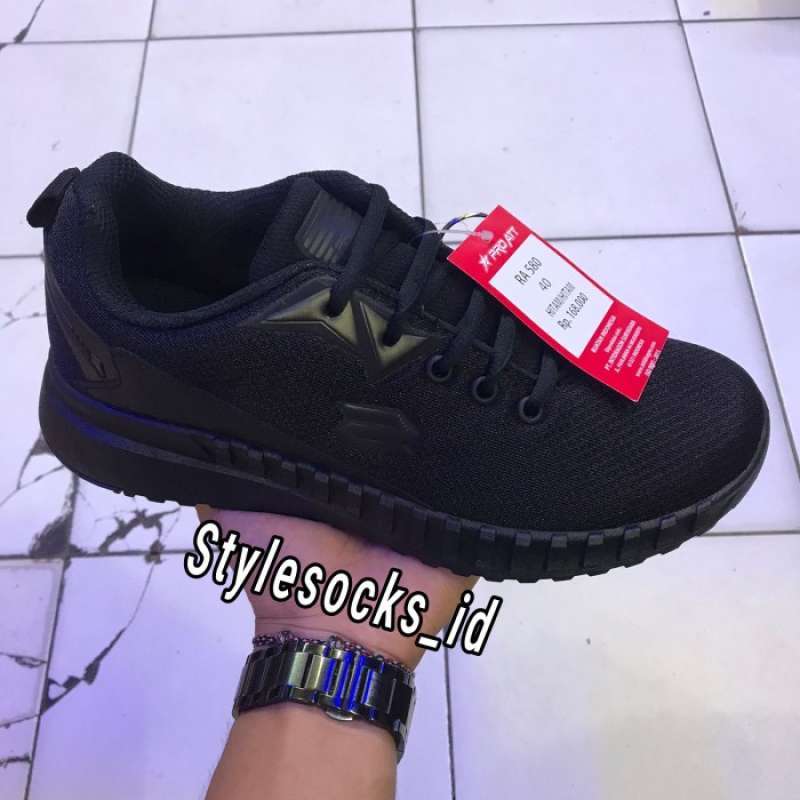 Promo Sepatu Full Black / Sepatu Sekolah Hitam / Sepatu Pro Att ...