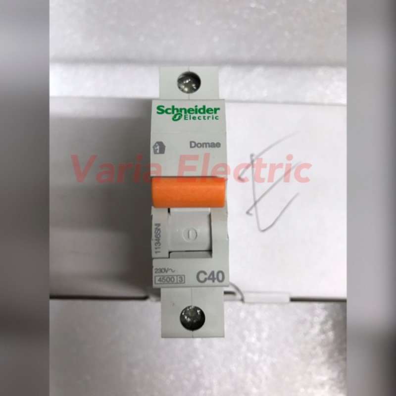Promo MCB Schneider Domae 1 phase / 40 ampere / 40A (SNI) Diskon 23% di ...