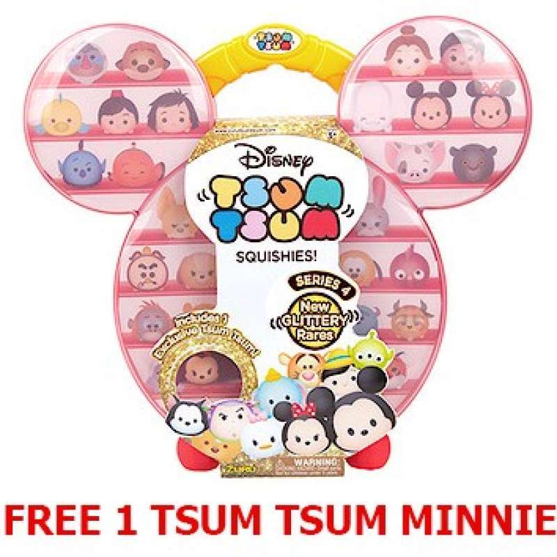 Promo ZURU Disney Tsum Tsum Squishy Carry Case Series 4 - Red Diskon 23 ...