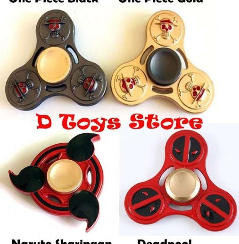 Promo Mainan Terbaru Mainan Fidget Spinner Famous Anime/ Movie (Naruto ...