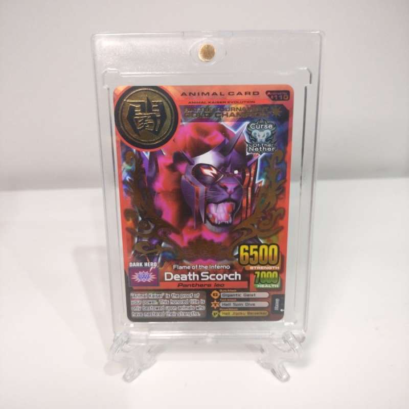Promo Kartu Animal Kaiser Battle Tournament Death Scorch 100% Original ...